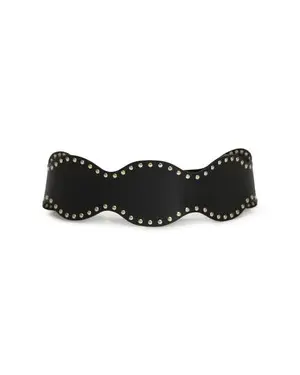 BELLE & BLOOM No Other Love Leather Studded Belt
