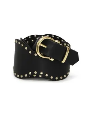 BELLE & BLOOM No Other Love Leather Studded Belt