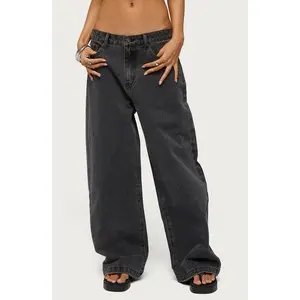 EDIKTED Nichol Low Rise Baggy Jeans