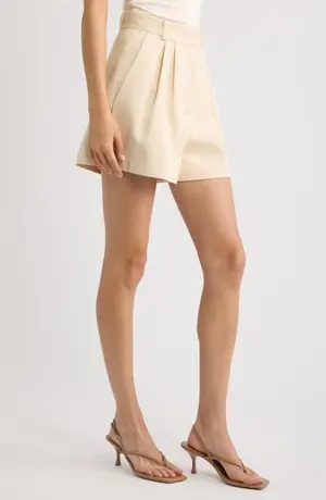 Oddmuse High Waisted Pleated Shorts