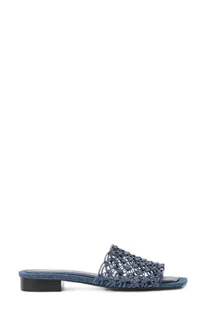 REISS Mabel Slide Sandal - Blue
