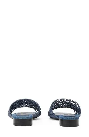 REISS Mabel Slide Sandal - Blue
