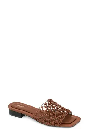 REISS Mabel Slide Sandal - Tan