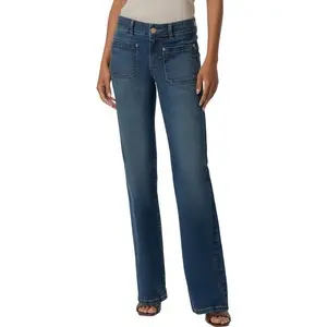Kut From The Kloth Natalie Patch Pocket Mid Rise Flare Jeans - Champ