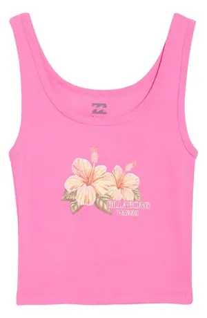 BILLABONG Take A Second Floral Cotton Tank