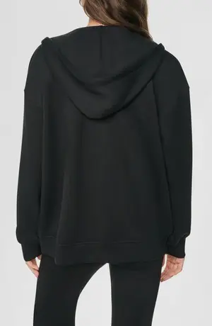 Dkny Heatset Animal Chain Link Zip Hoodie