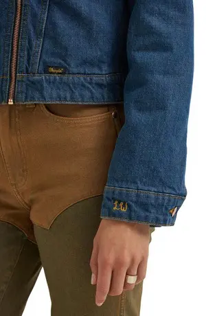 Wrangler X Lainey Wilson Faux Fur Trimmed Jacket