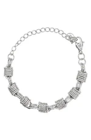 LA MENO Henley Chain Bracelet - Silver