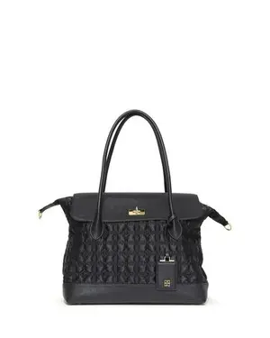 BELLE & BLOOM Just Add Sugar Quilted Bag - Black