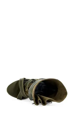 AZALEA WANG Rothko Platform Wedge Sandal