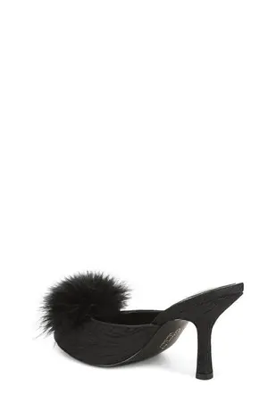 CIRCUS NY BY SAM EDELMAN Glenda Fluff Mule - Black
