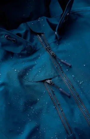 SEASALT CORNWALL Coverack Waterproof Organic Cotton Raincoat With Removable Hood - Rain Cloud