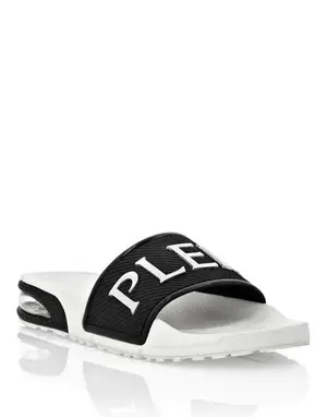 PLEIN SPORT Slides - White/black