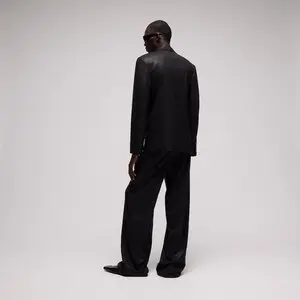 Gucci Light Wool Pants With Chintzed Finish