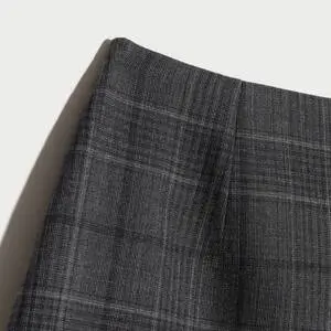 Gucci Checked Fine Wool Mini Skirt