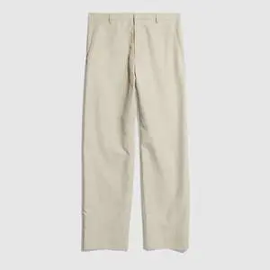 Gucci Lightweight Cotton Nylon Twill Pants With Crest Embroidery - Green