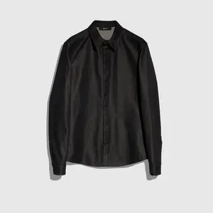 Gucci Cotton Silk Shirt With Embroidery - Black
