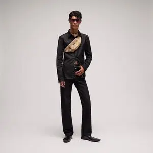 Gucci Cotton Silk Shirt With Embroidery