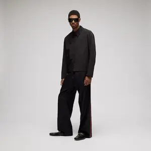 Gucci Stretch Polyester Zip Jacket With Embroidery