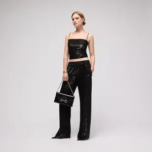 Gucci Fluid Lamé Jersey Top With Iridescent Effect - Black
