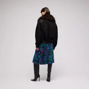 Gucci Printed Silk Crêpe De Chine Midi Skirt