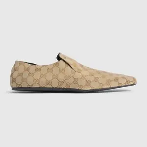 Gucci Cupertino Loafer Gg Canvas - Beige