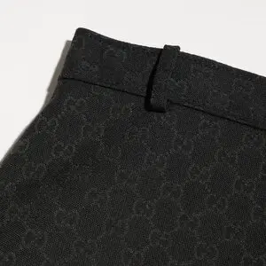 Gucci Gg Cotton Blend Midi Skirt