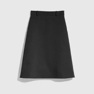 Gucci Gg Cotton Blend Midi Skirt