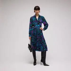 Gucci Allover Flora Print Silk Crêpe De Chine Shirt