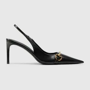 Gucci Donna Slingback Pump Leather - Black