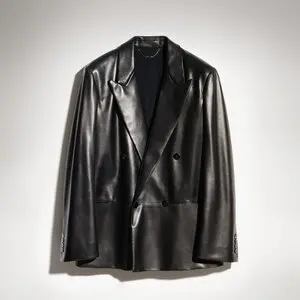 Gucci Soft Nappa Double-breasted Jacket