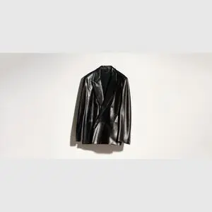 Gucci Soft Nappa Double-breasted Jacket