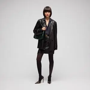 Gucci Soft Nappa Double-breasted Jacket