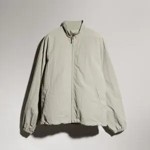 Gucci Froissé Nylon Faille Zip Jacket With Embroidery
