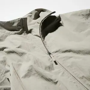 Gucci Froissé Nylon Faille Zip Jacket With Embroidery