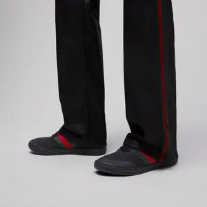 Gucci Padded Nylon Screener Sneakers - Black