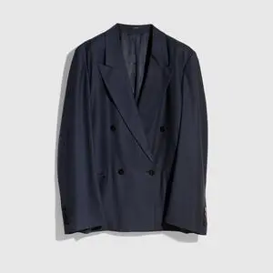 Gucci Light Wool Double-breasted Jacket - Blue