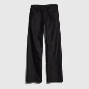 Gucci Loose Fit Cotton Blend Denim Pants - Black