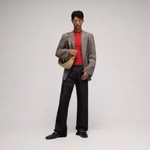 Gucci Loose Fit Cotton Blend Denim Pants
