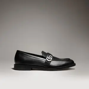 Gucci Loafer With Double G Leather