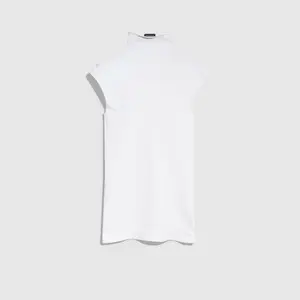 Gucci Seamless Stretch Nylon Jersey Turtleneck Tank Top
