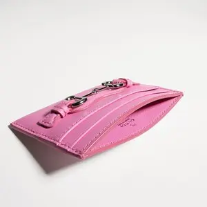 Gucci Card Case With Horsebit Leather