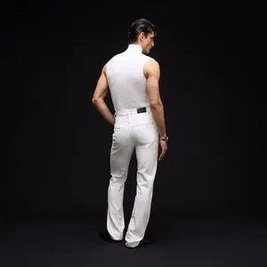 Gucci Washed Cotton Denim Pants - White