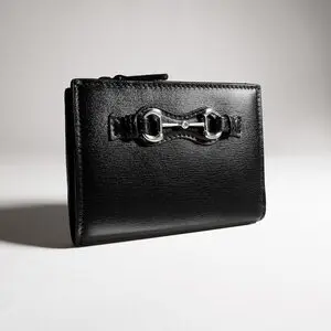 Gucci Small Wallet With Horsebit Leather