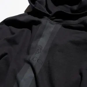 Gucci Cotton Hooded Sweatshirt With Muted Web
