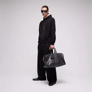 Gucci Cotton Hooded Sweatshirt With Muted Web Detail