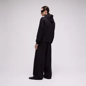 Gucci Cotton Hooded Sweatshirt With Muted Web Detail