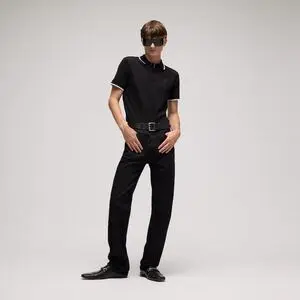 Gucci Leather Belt With Double Prong Buckle