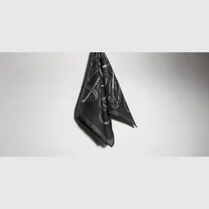 Gucci Printed Cotton Silk Pocket Square