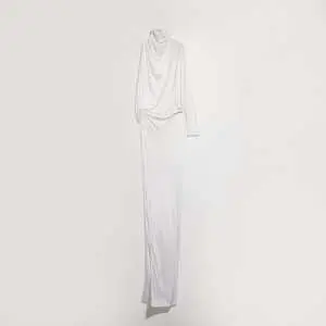 Gucci Viscose Jersey Draped Dress